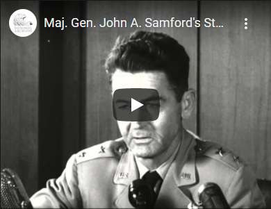 Declaração do general John A. Samford sobre “discos voadores ...